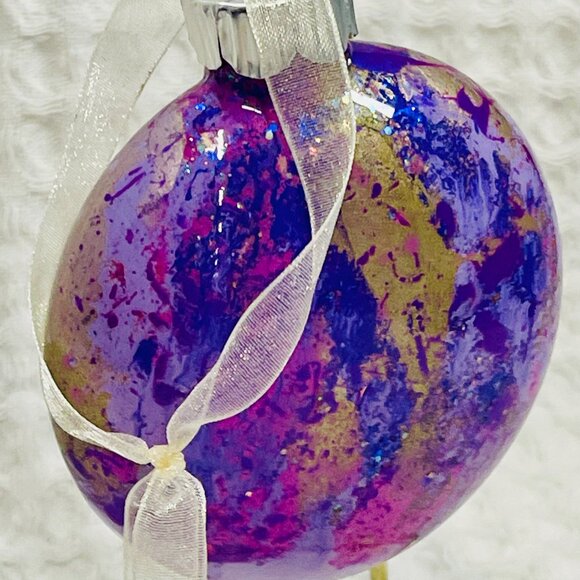 Mazz | Holiday | Hand Painted Glass Art Ornament 4485 | Poshmark